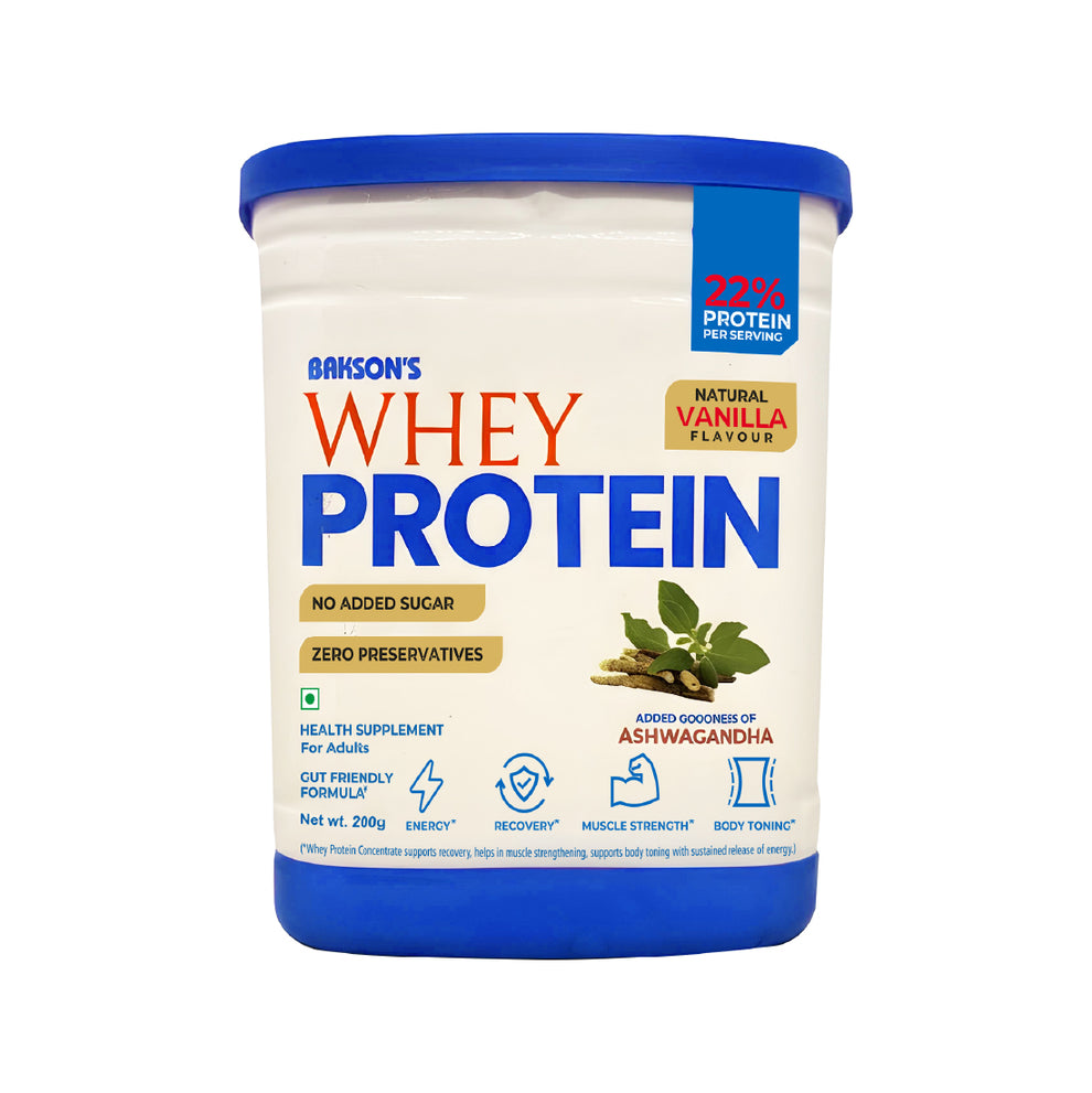 Bakson’s Whey Protein – Muscle Growth, Energy Boost & Stress Support ...