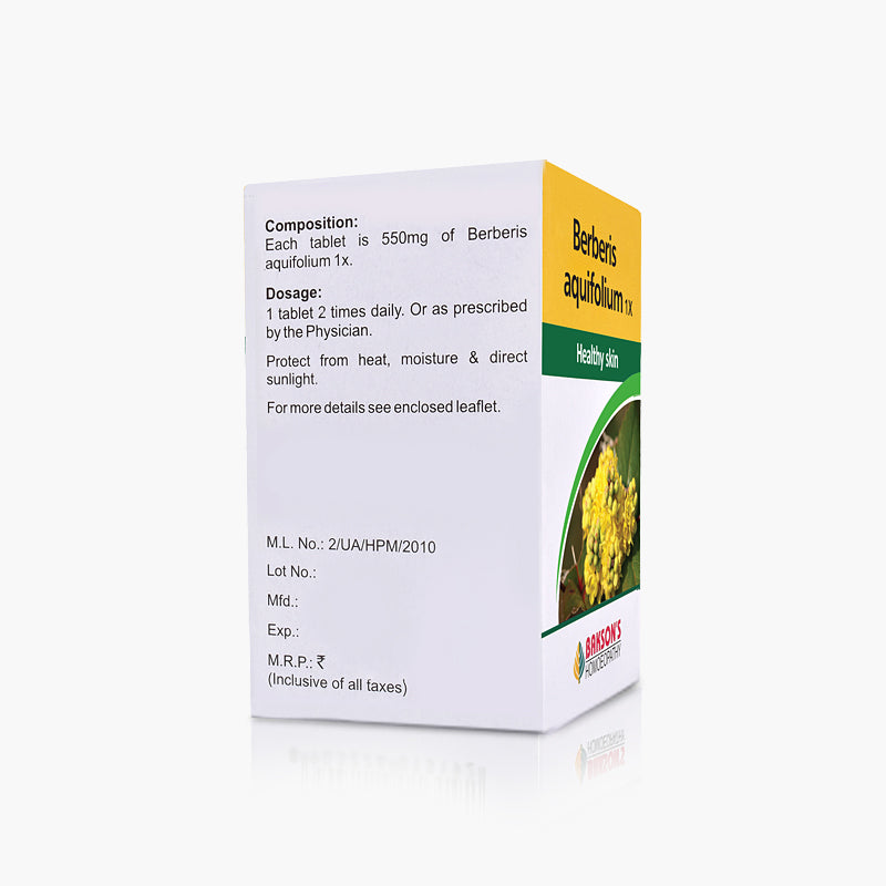 BERBERIS AQUIFOLIUM -1X-50TAB – Buy Bakson